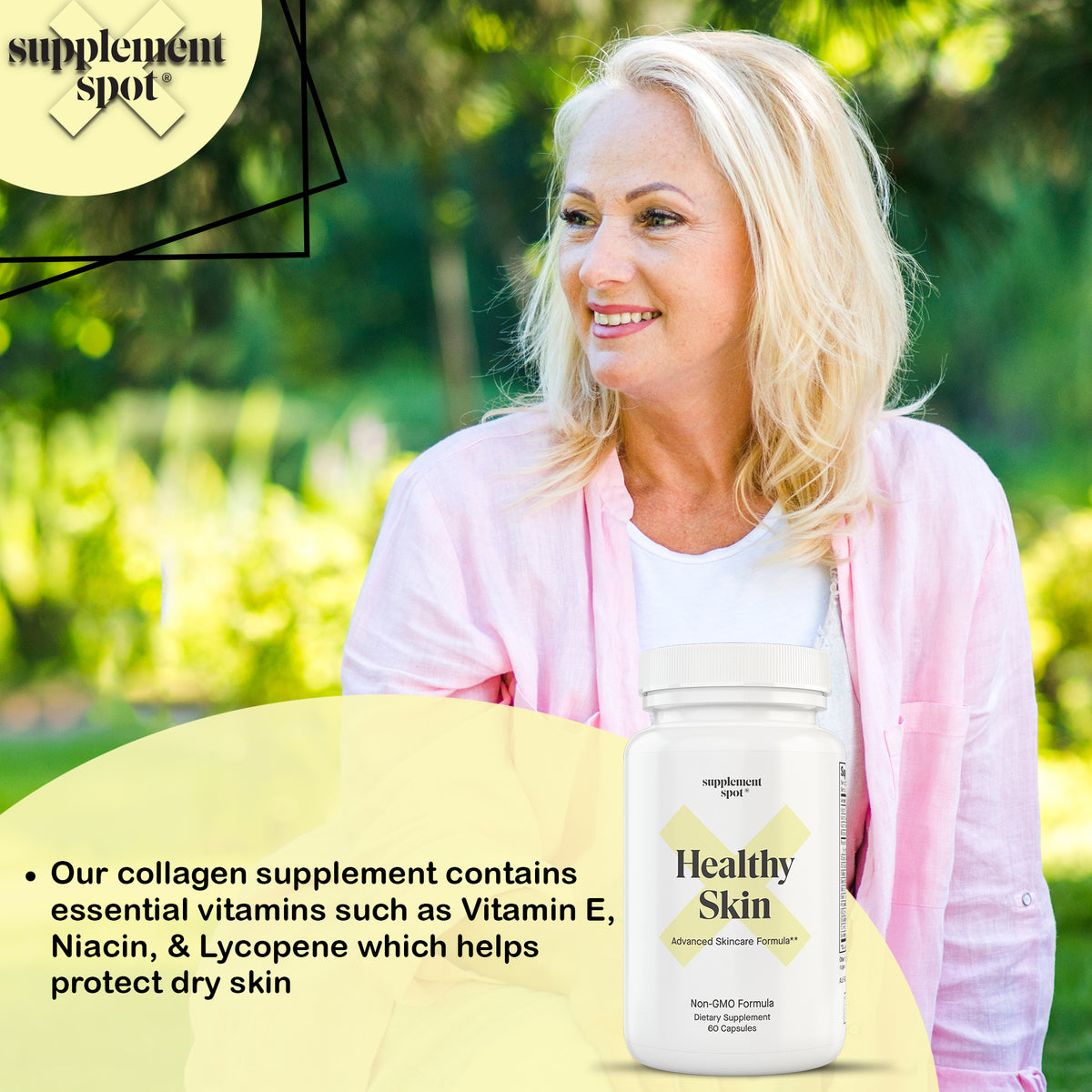 Healthy Skin: Advanced Skincare Formula: Collagen-Resveratrol-Hyaluron ...